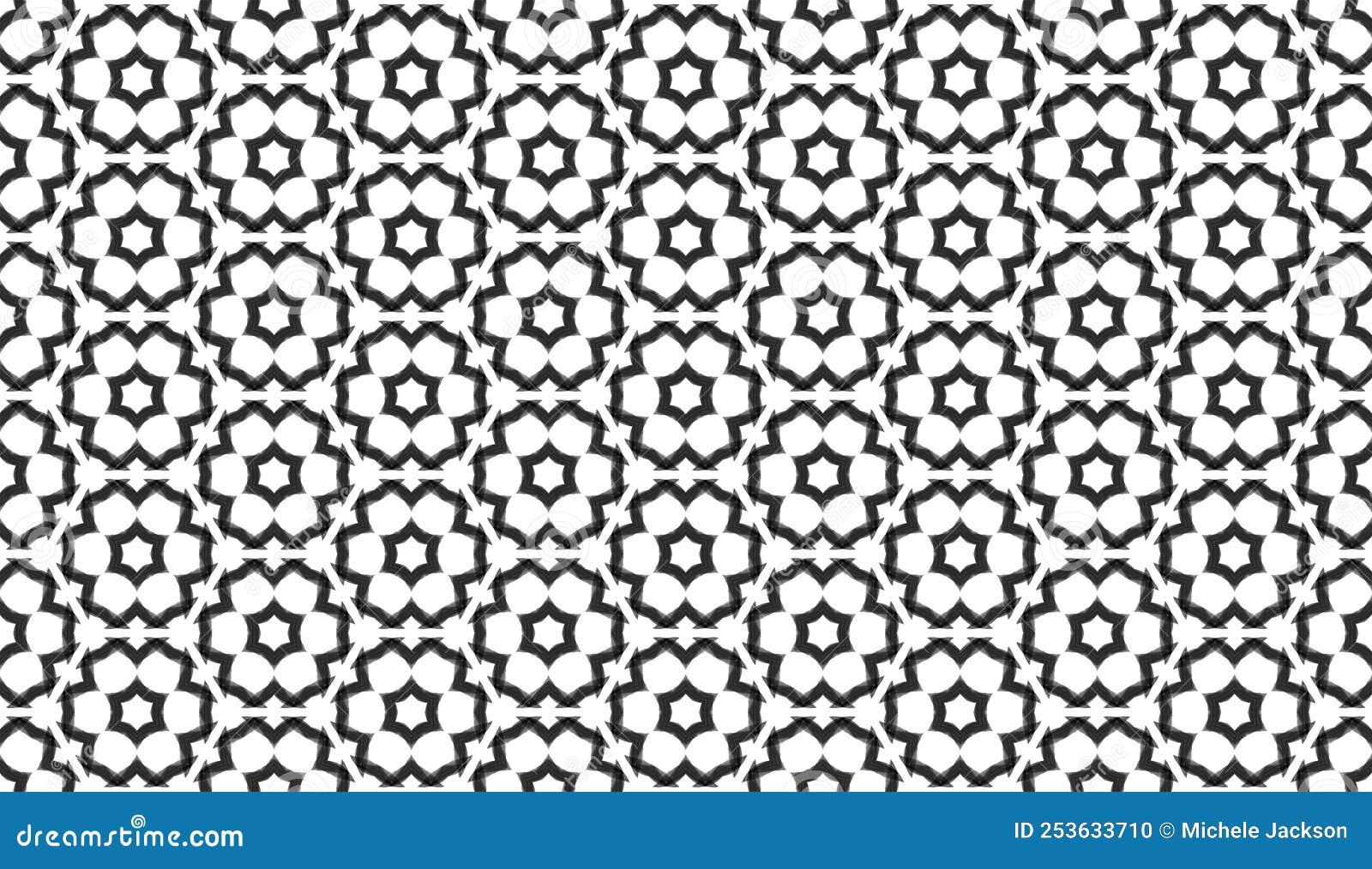 Small Scale Seamless Repeat Pattern Black and White Stock Illustration ...