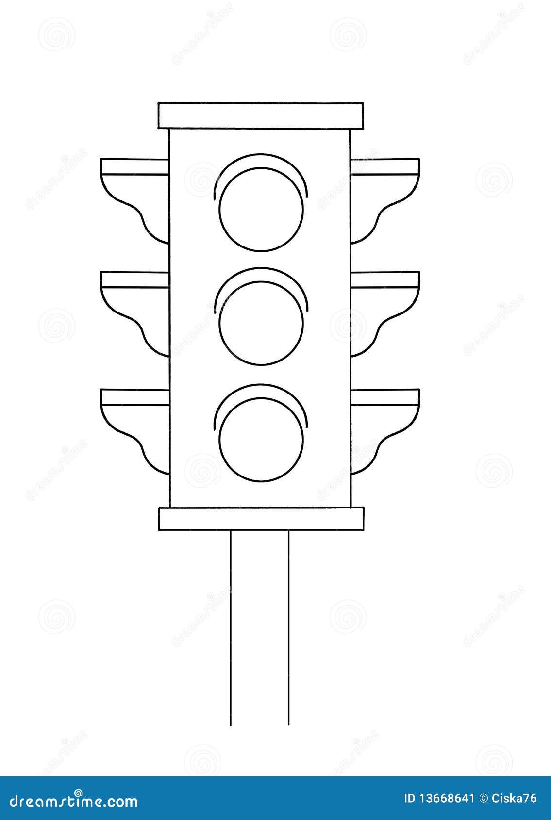 3d Man And A Semaphore Stock Image | CartoonDealer.com #32329249