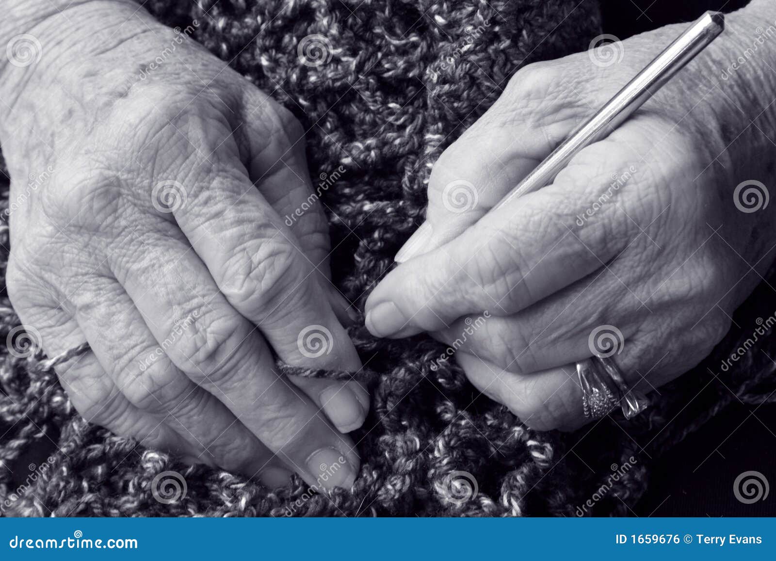 Black and White Senior Hands Stock Photo - Image of aged, wrinkled: 1659676