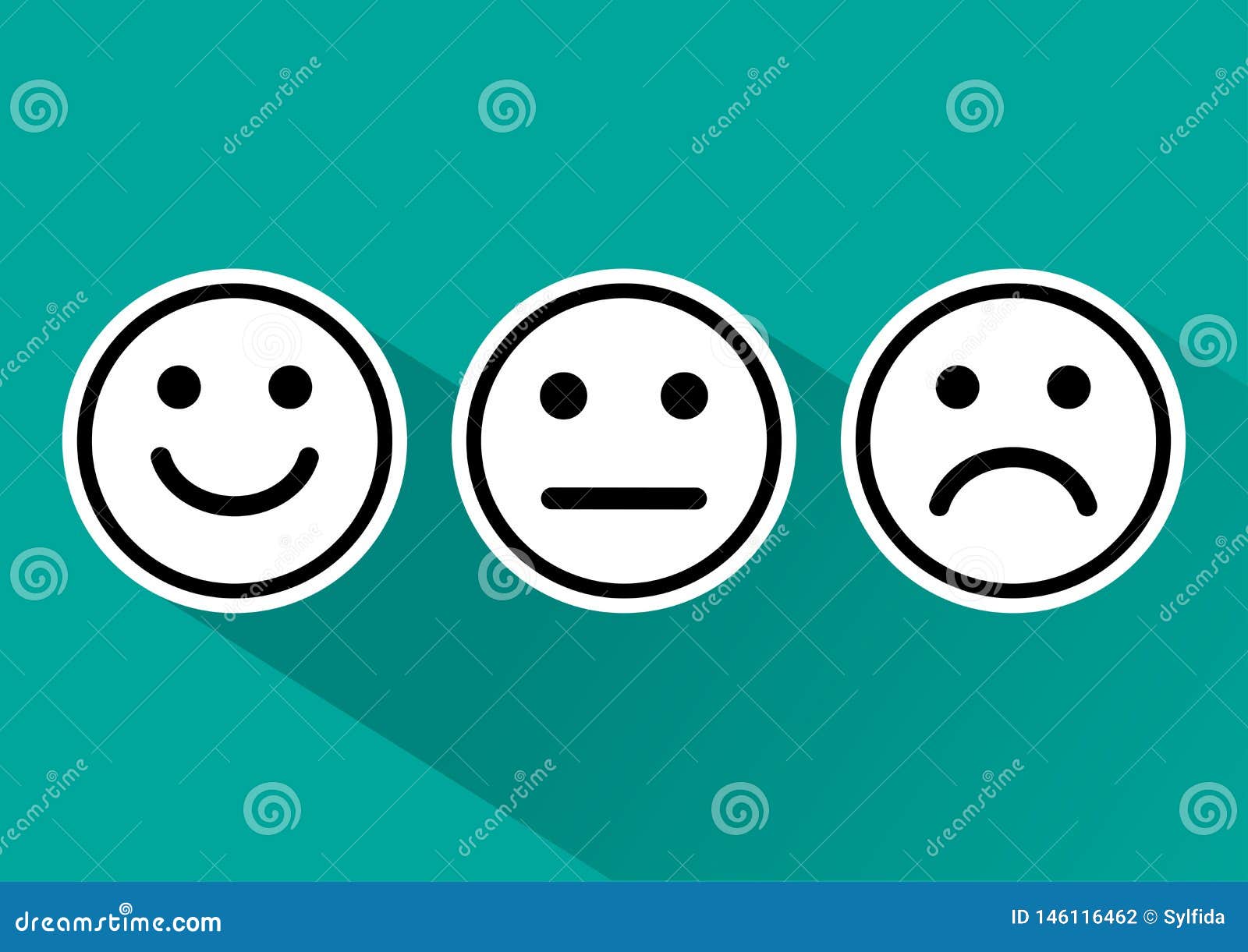 Positive Negative Neutral Icons