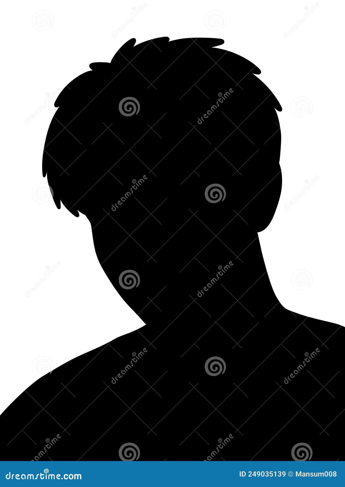Black and White of Shape Man Stock Illustration - Illustration of model ...