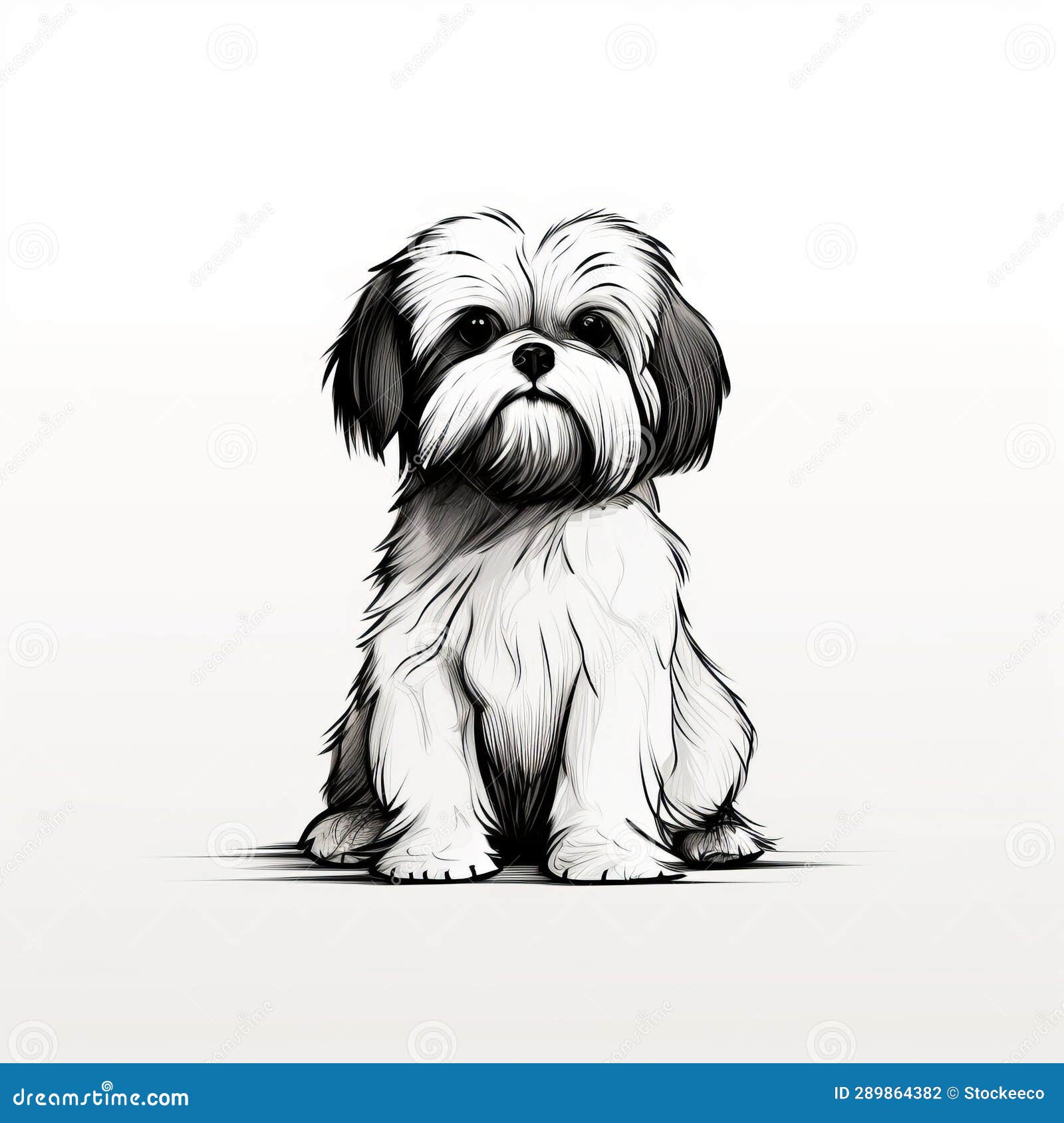 Shih Tzu Stencil