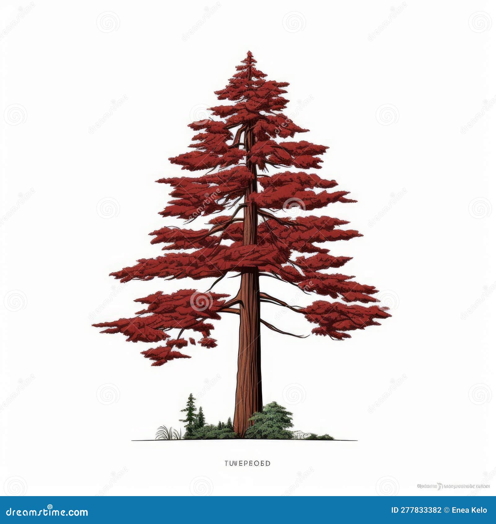 Black and White Silhouette Tree, in the Style of Realistic Brushwork ...