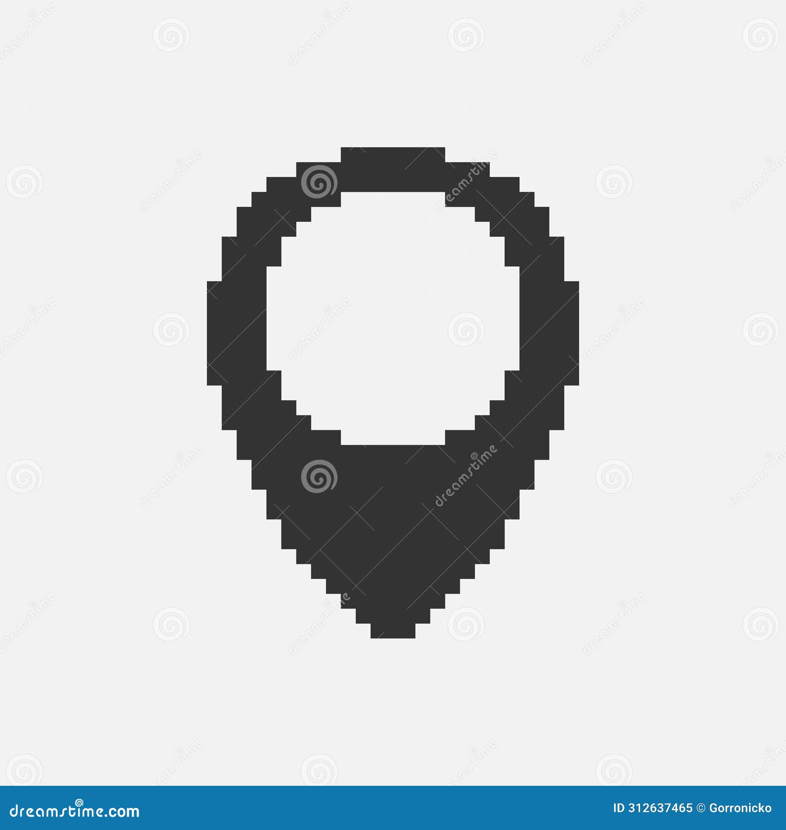 Black and White Simple 1bit Vector Pixel Art Icon of Geolocation Map ... Black and White Simple 1bit Vector Pixel Art Icon of Geolocation Map ...