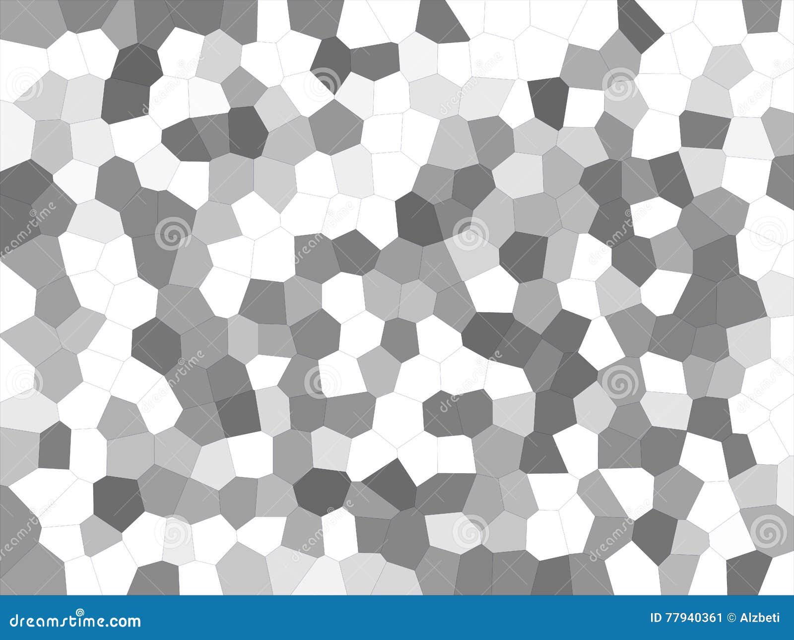 Black and White Simple Mosaic Abstract Background Stock Illustration ...