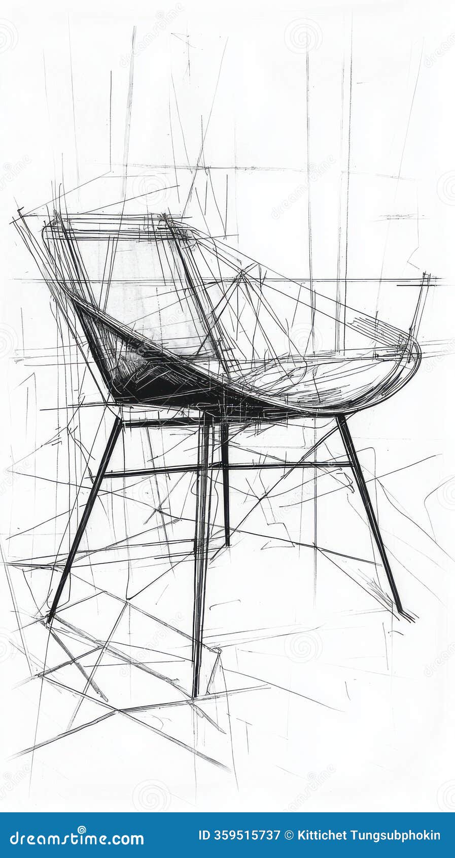 Simple Chair Illustration Vector Format | CartoonDealer.com #295873725