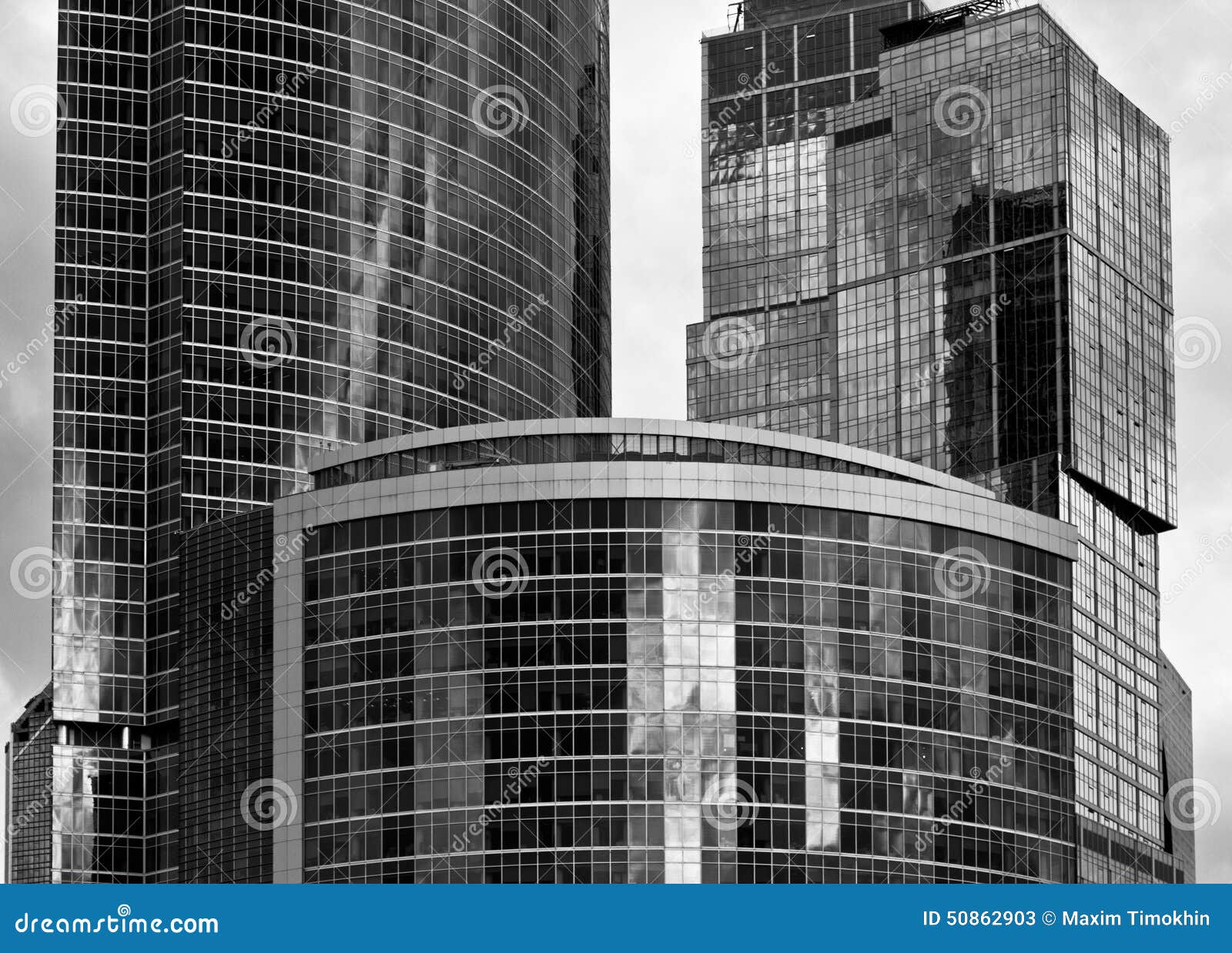 Black and white skyscraper stock image. Image of city - 50862903