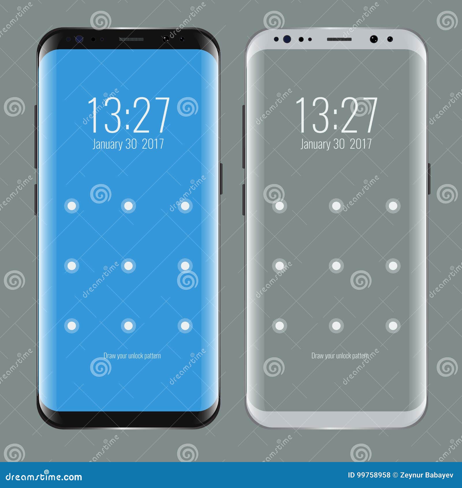 Screen Lock Pattern Password Background Template On Smartphone Display ... Screen Lock Pattern Password Background Template On Smartphone Display ...