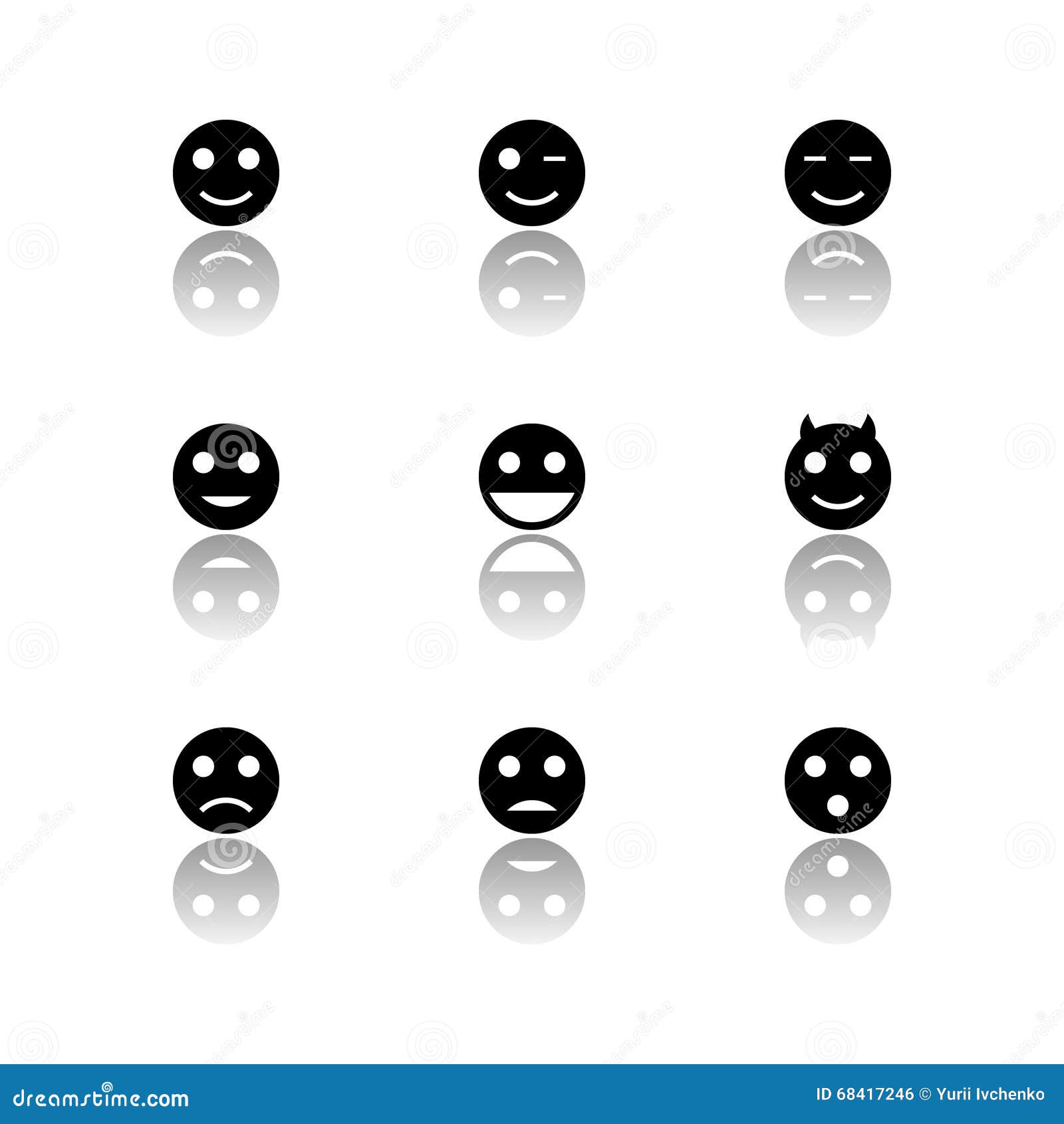 24 Smiles Icons Set 10 Stock Image | CartoonDealer.com #57810823