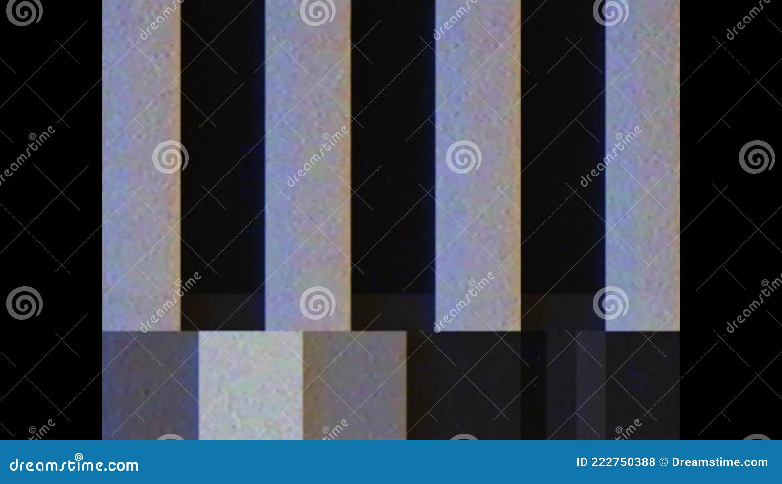 Black and White SMPTE Bars with VHS Effect. Black and White SMPTE ...