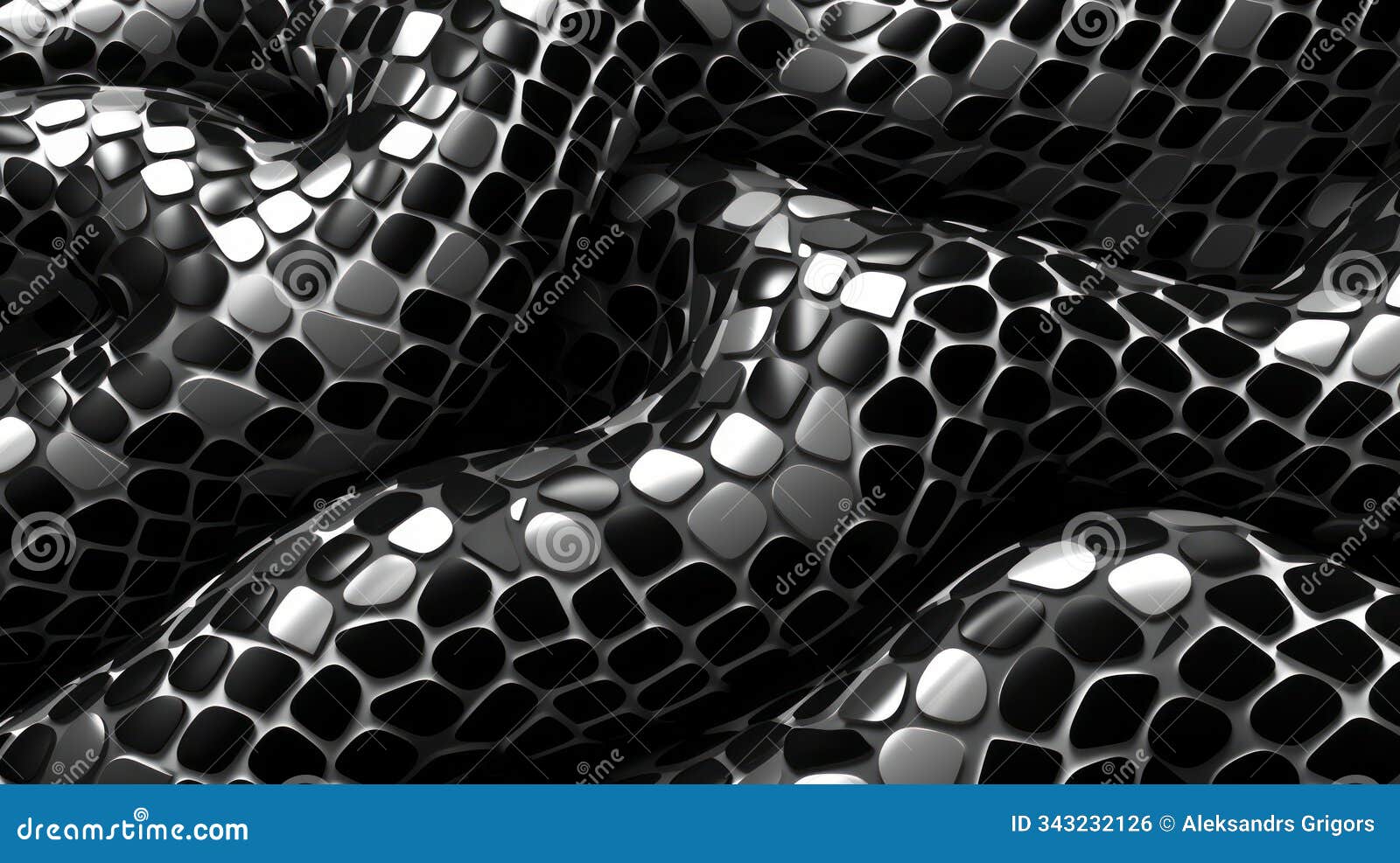 Black and White Snake Skin Pattern Stock Illustration - Illustration of ...