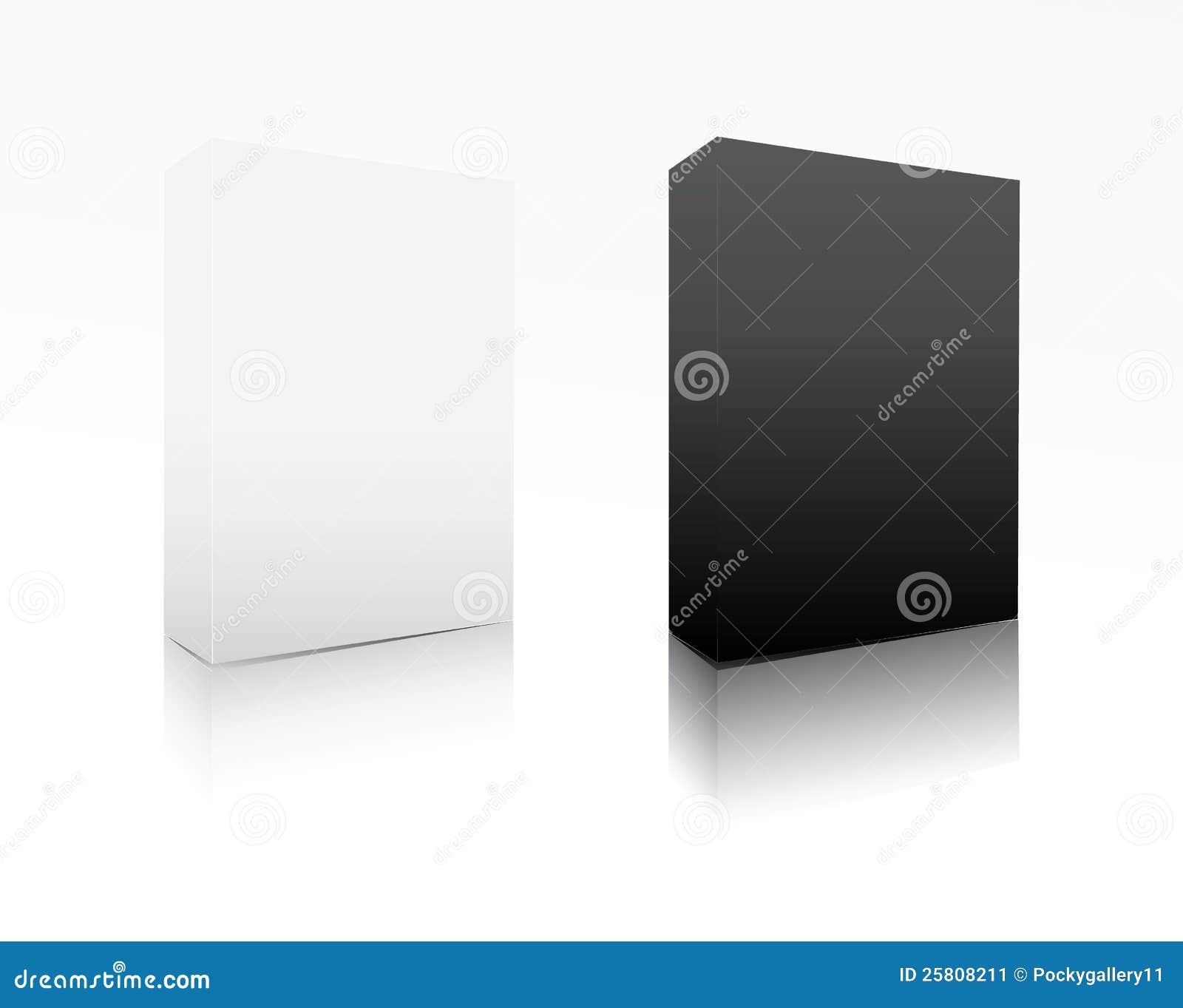 Black and White Software Box Stock Vector - Illustration of information ...