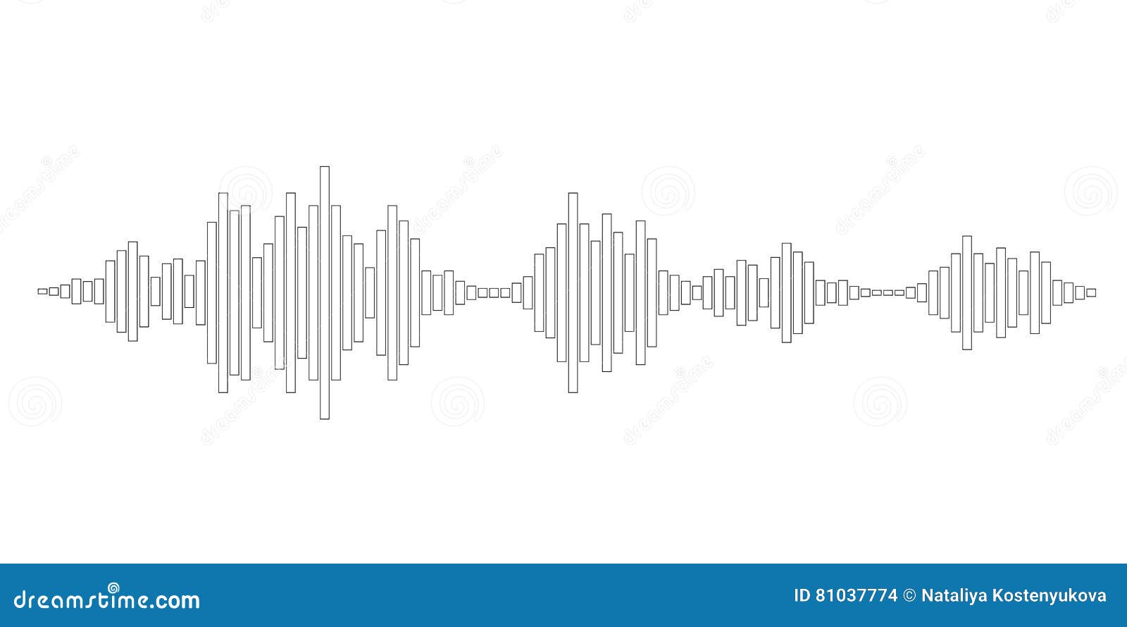 White Sound Tower Cartoon Vector | CartoonDealer.com #121408633