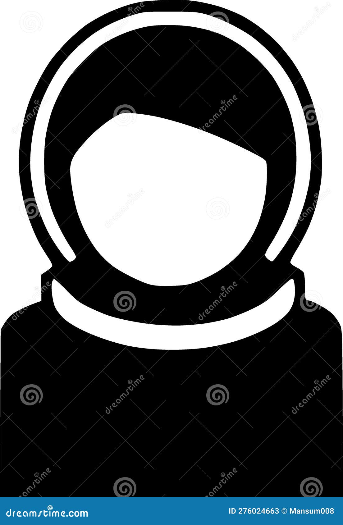 Black and White of Spaceman Cartoon Stock Illustration - Illustration ...