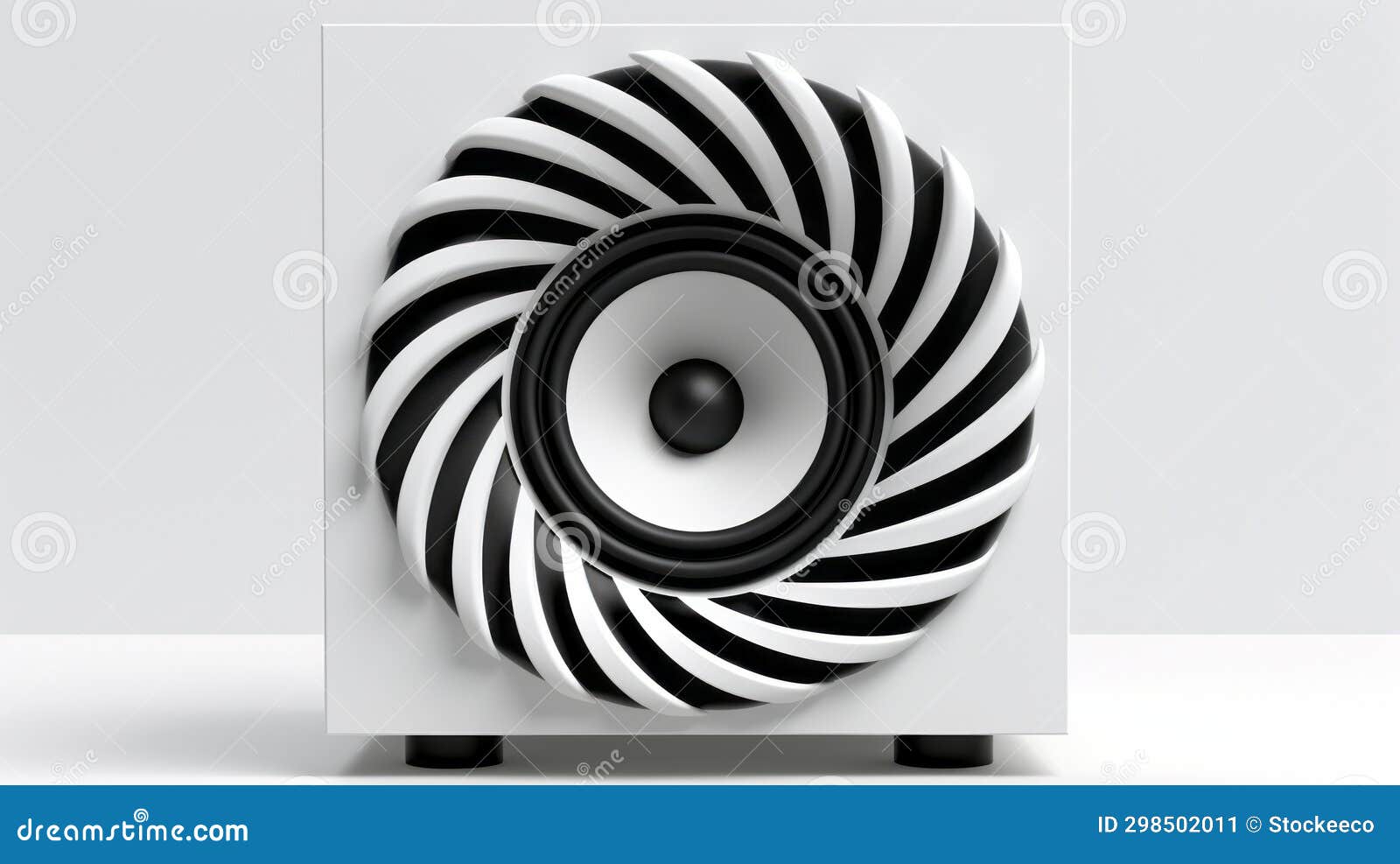 Spiral Design White Speaker: a Stunning Blend of Symmetry and Modern ...