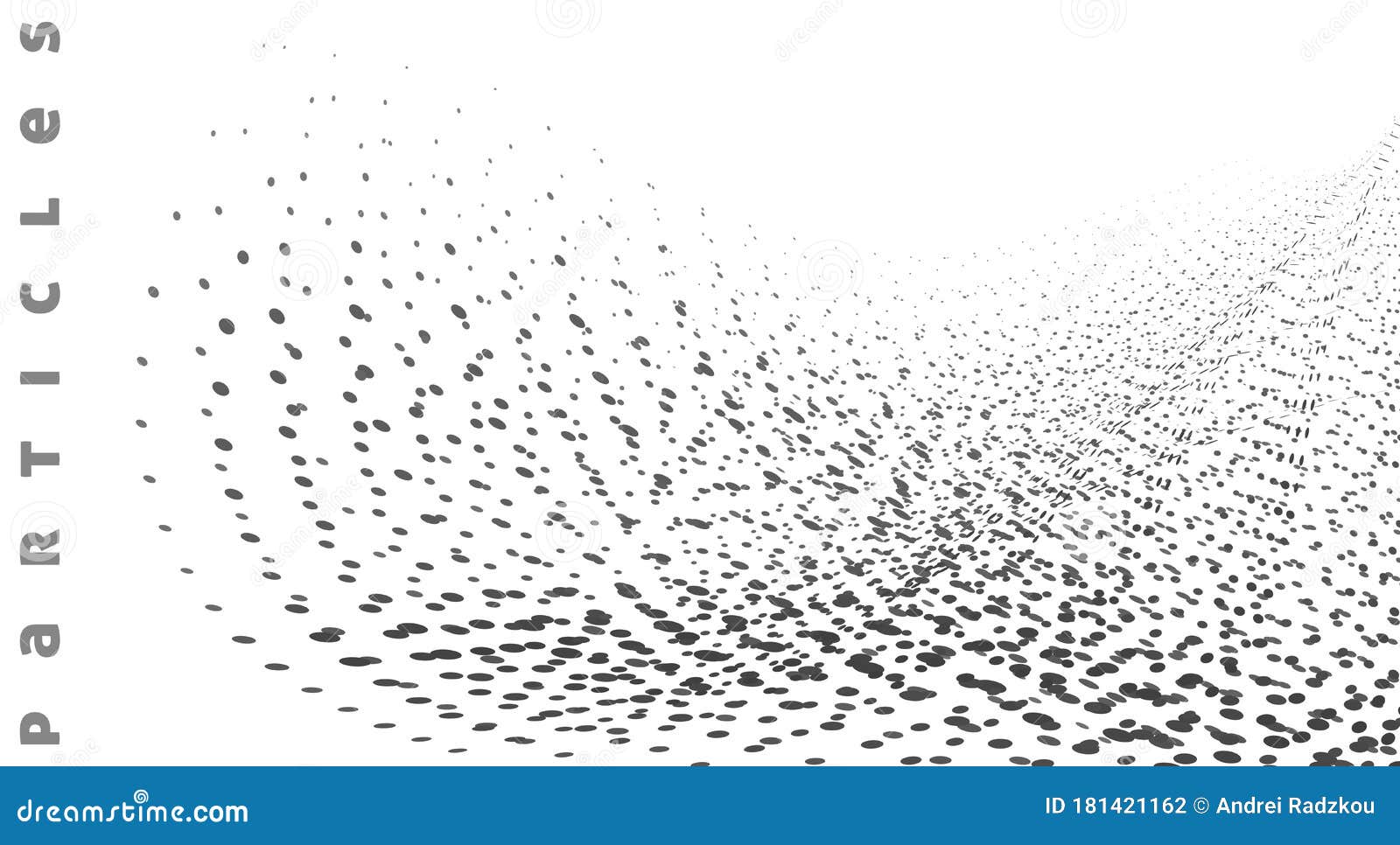 Black and White Speckled Pattern with Particles. Vector Graphics Stock ...