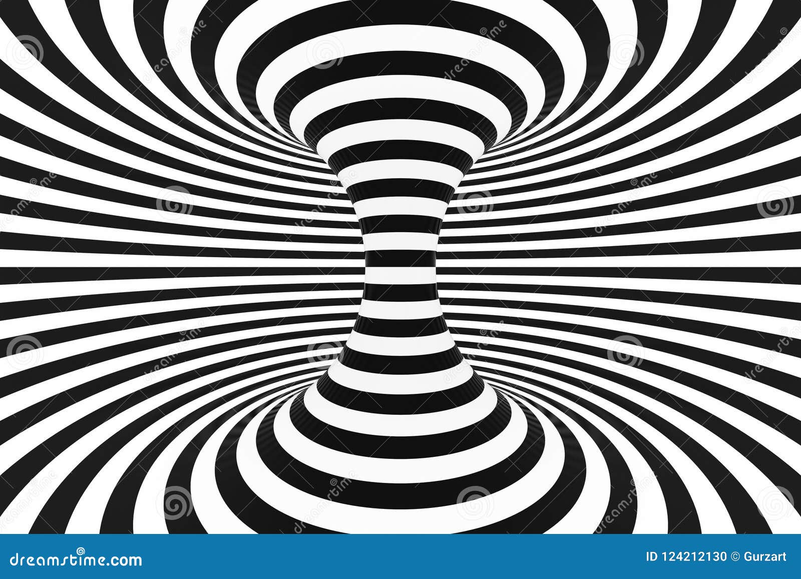 Black and White Spiral Tunnel. Striped Twisted Hypnotic Optical ... Black and White Spiral Tunnel. Striped Twisted Hypnotic Optical ...