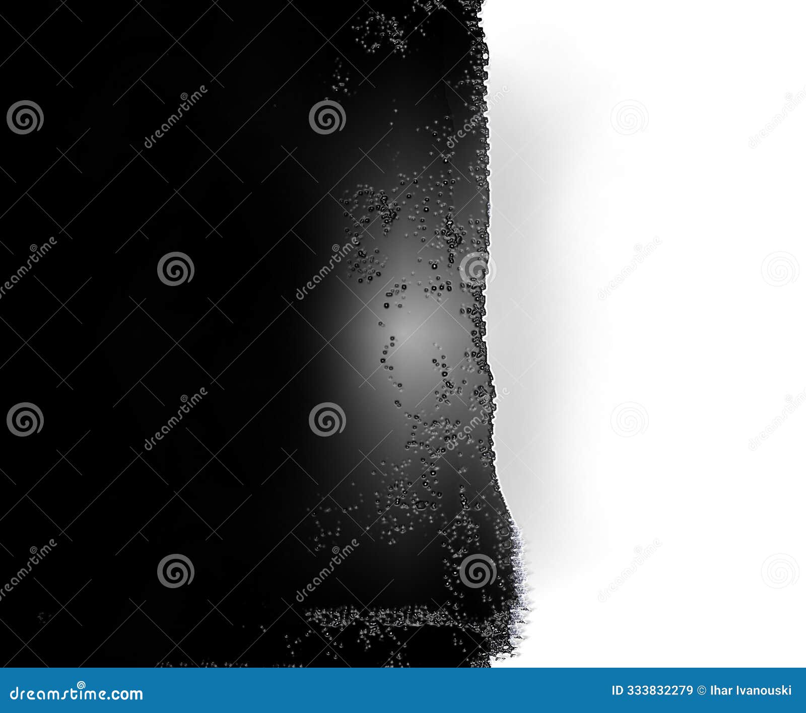 Black and White Split Surface with Uneven Edges Close-up Stock ...