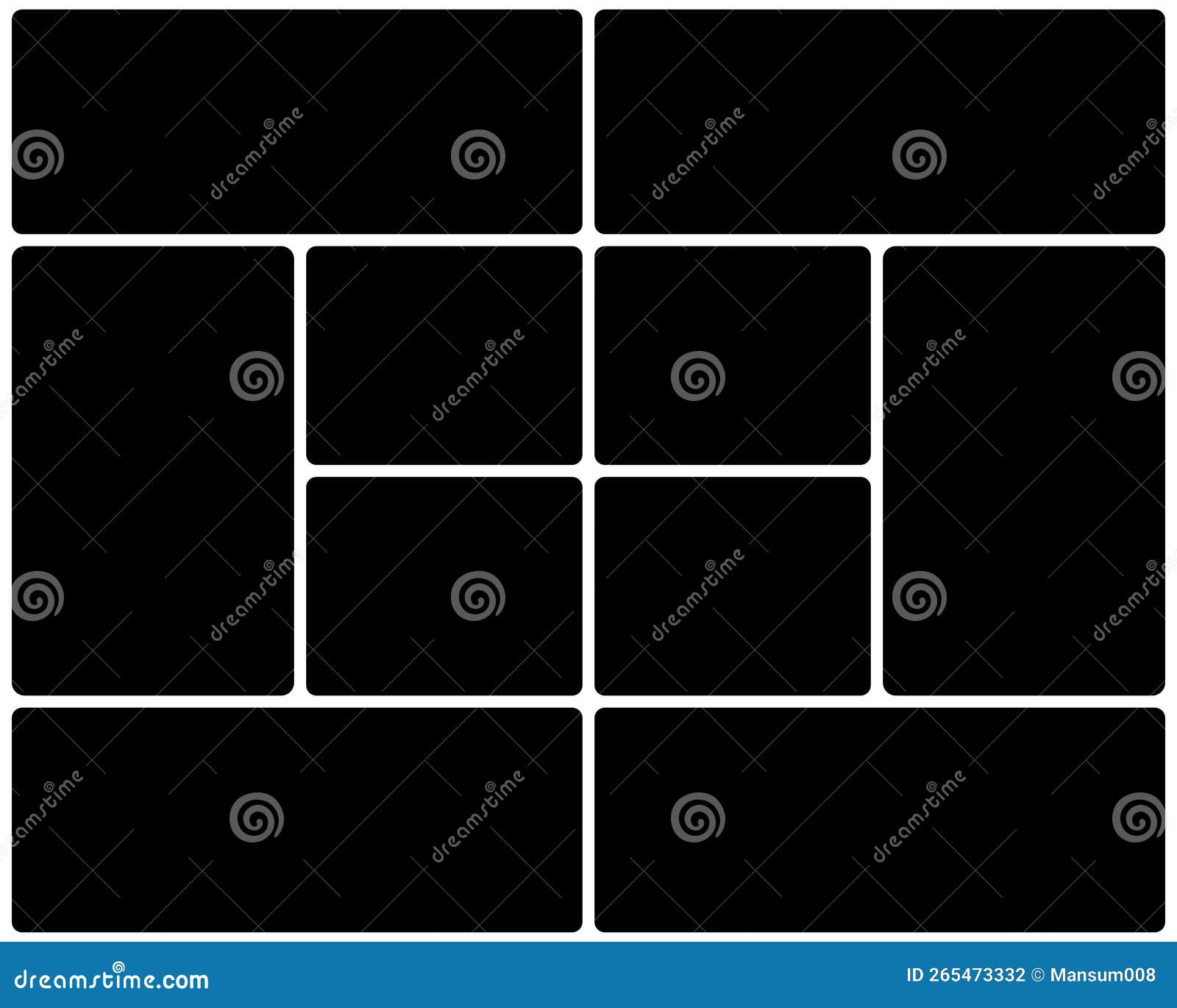 Black and White Square Background. Stock Illustration - Illustration of ...