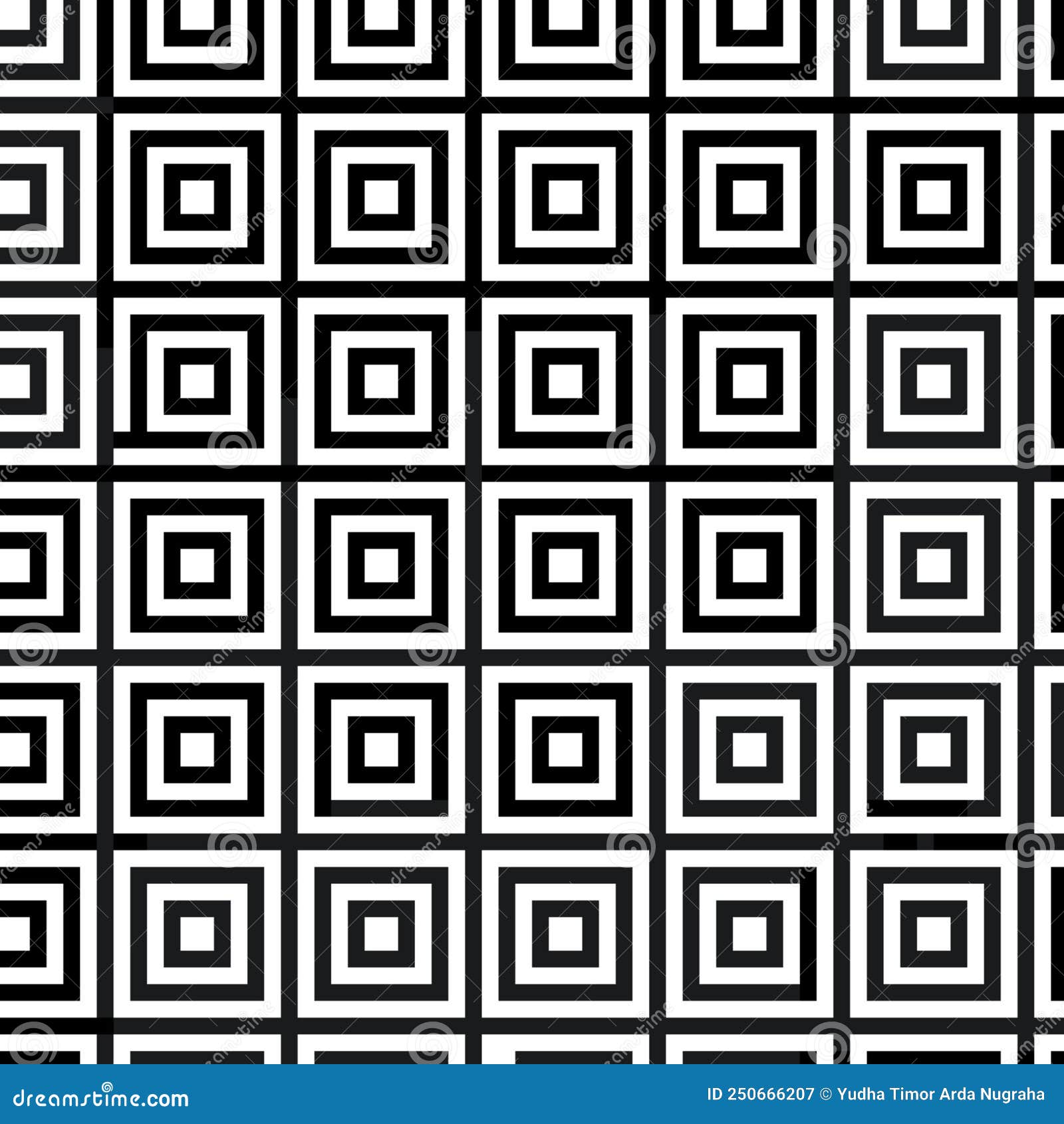 Black and White Square Blocked Continues Pattern Simple Stock ...