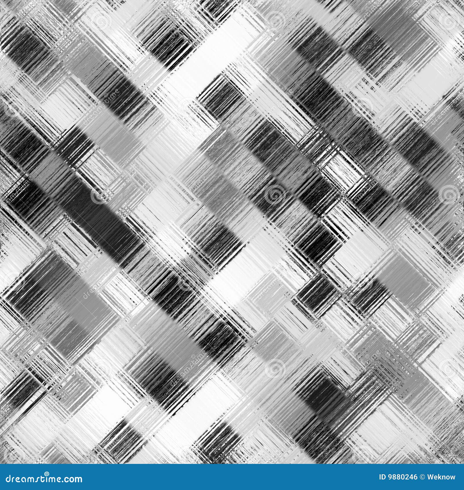 Black and White Square Pattern Stock Illustration - Illustration of ...