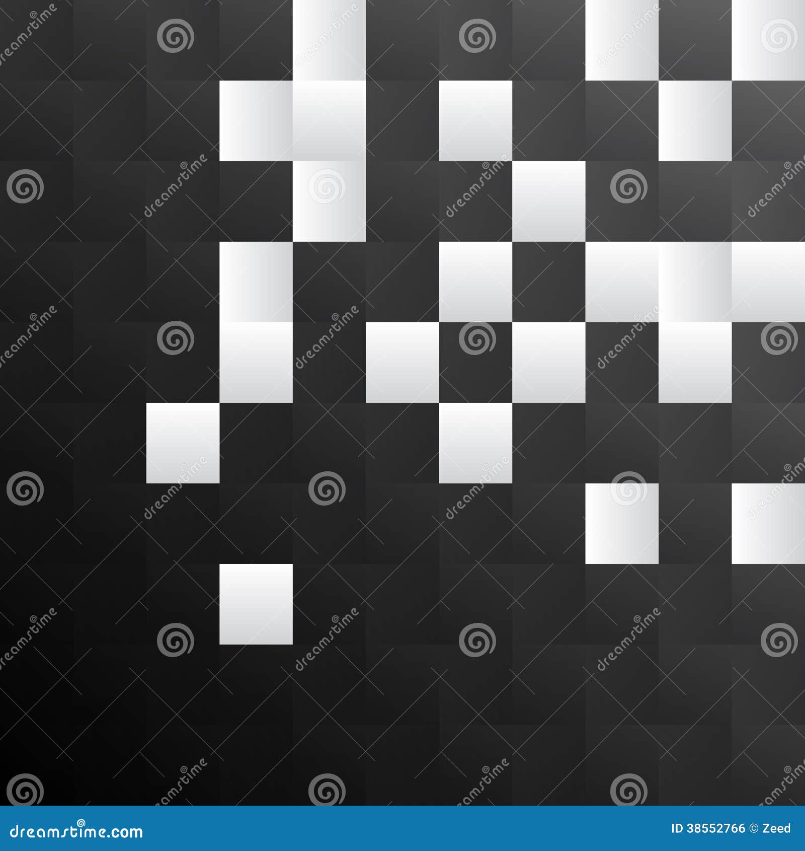 Black and White Square Pattern Background Stock Vector - Illustration ...