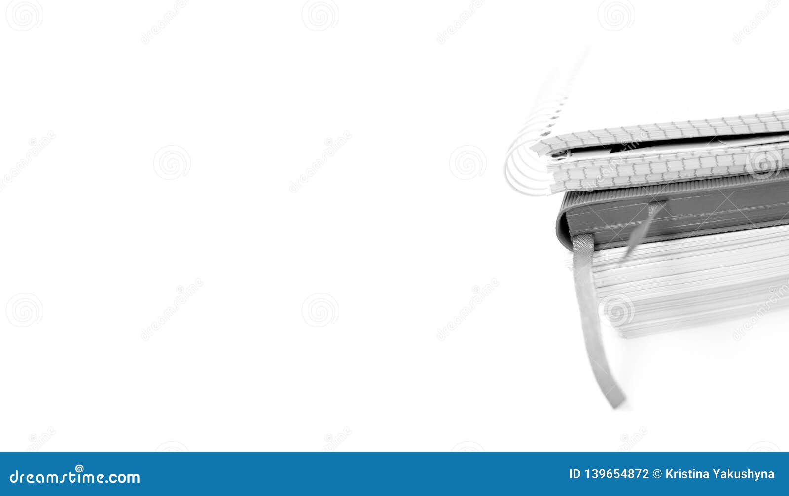 Black and White Stack of Notebooks is on a White Stock Photo - Image of ... Black and White Stack of Notebooks is on a White Stock Photo - Image of ...