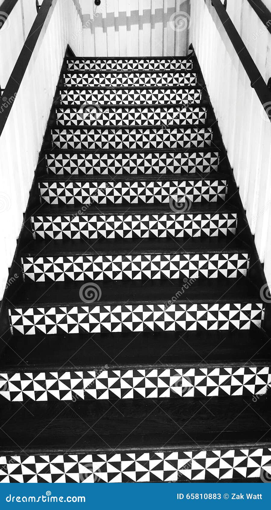 Black and White Staircase Patterns Stock Image - Image of patterns ...