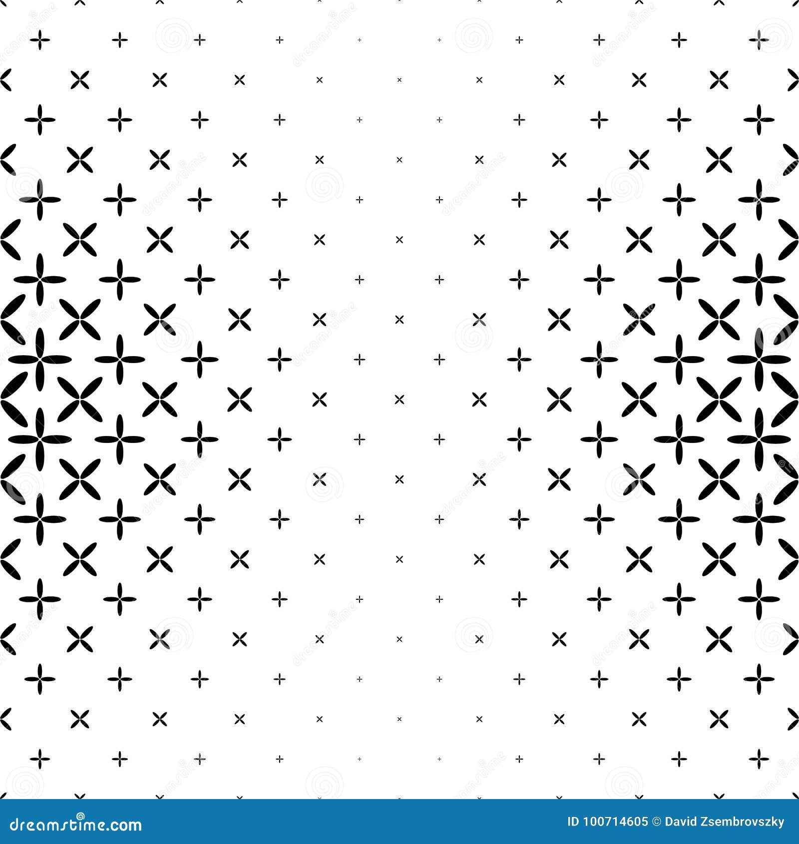 Black and White Star Pattern - Vector Background Design Stock Vector ...