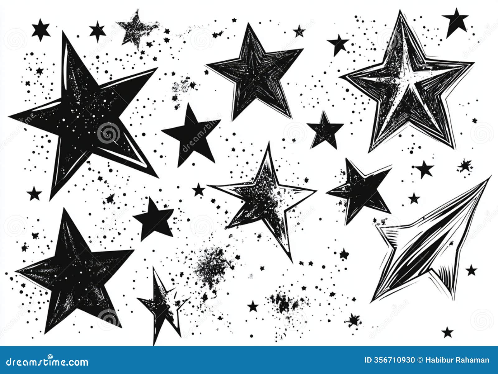 Bold Stars Background Royalty-Free Cartoon | CartoonDealer.com #5659460