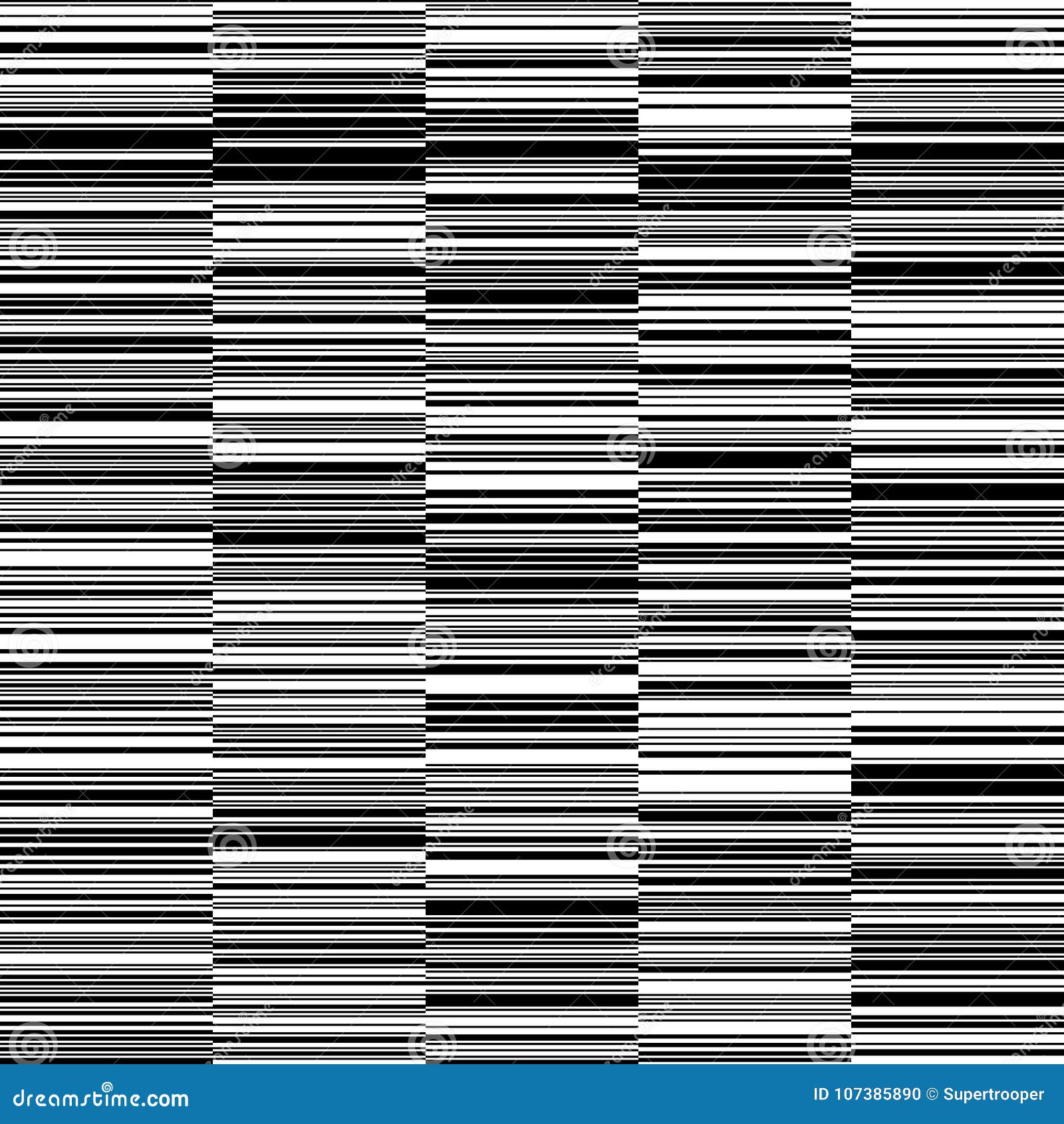 Black And White Horizontal Stripes