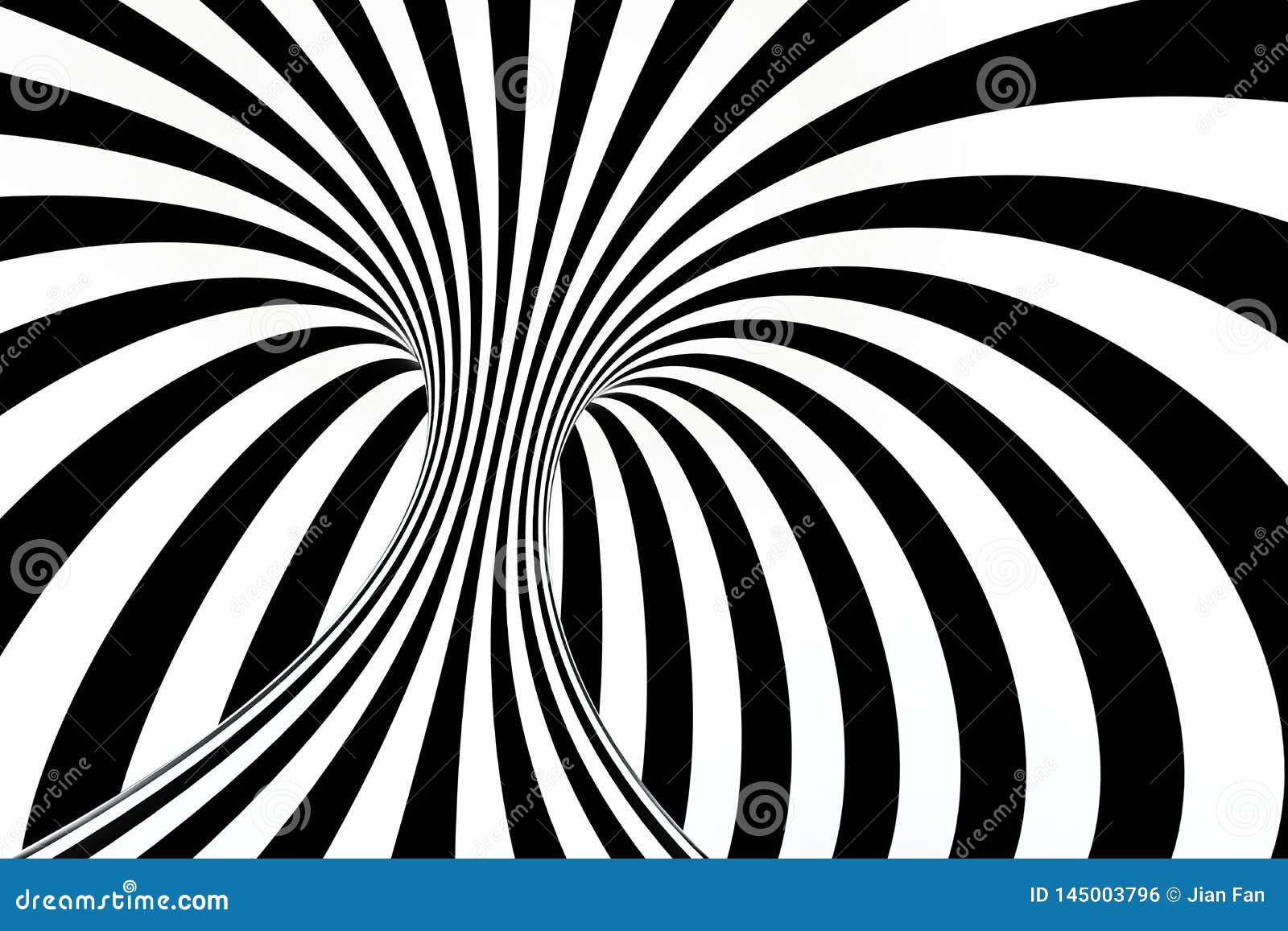 Black and White Stripe, Repeating Lines, 3d Rendering Stock ...