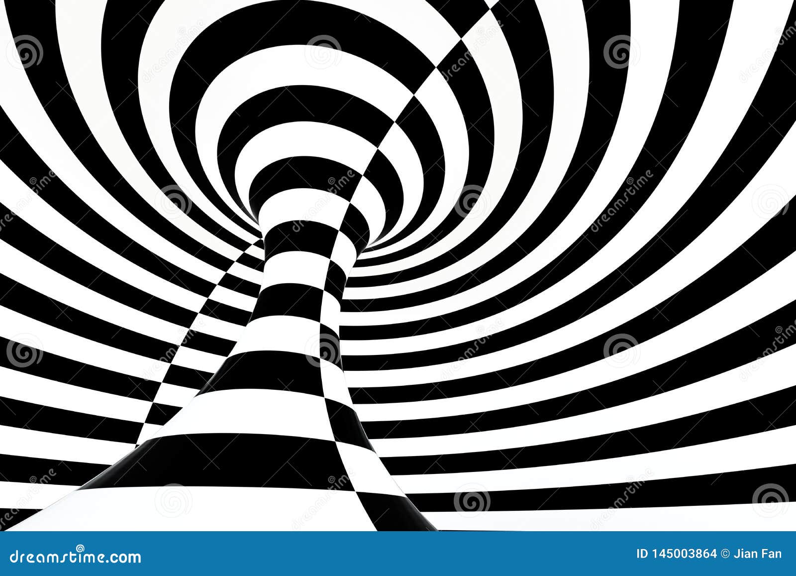 Black and White Stripe, Repeating Lines, 3d Rendering Stock ...