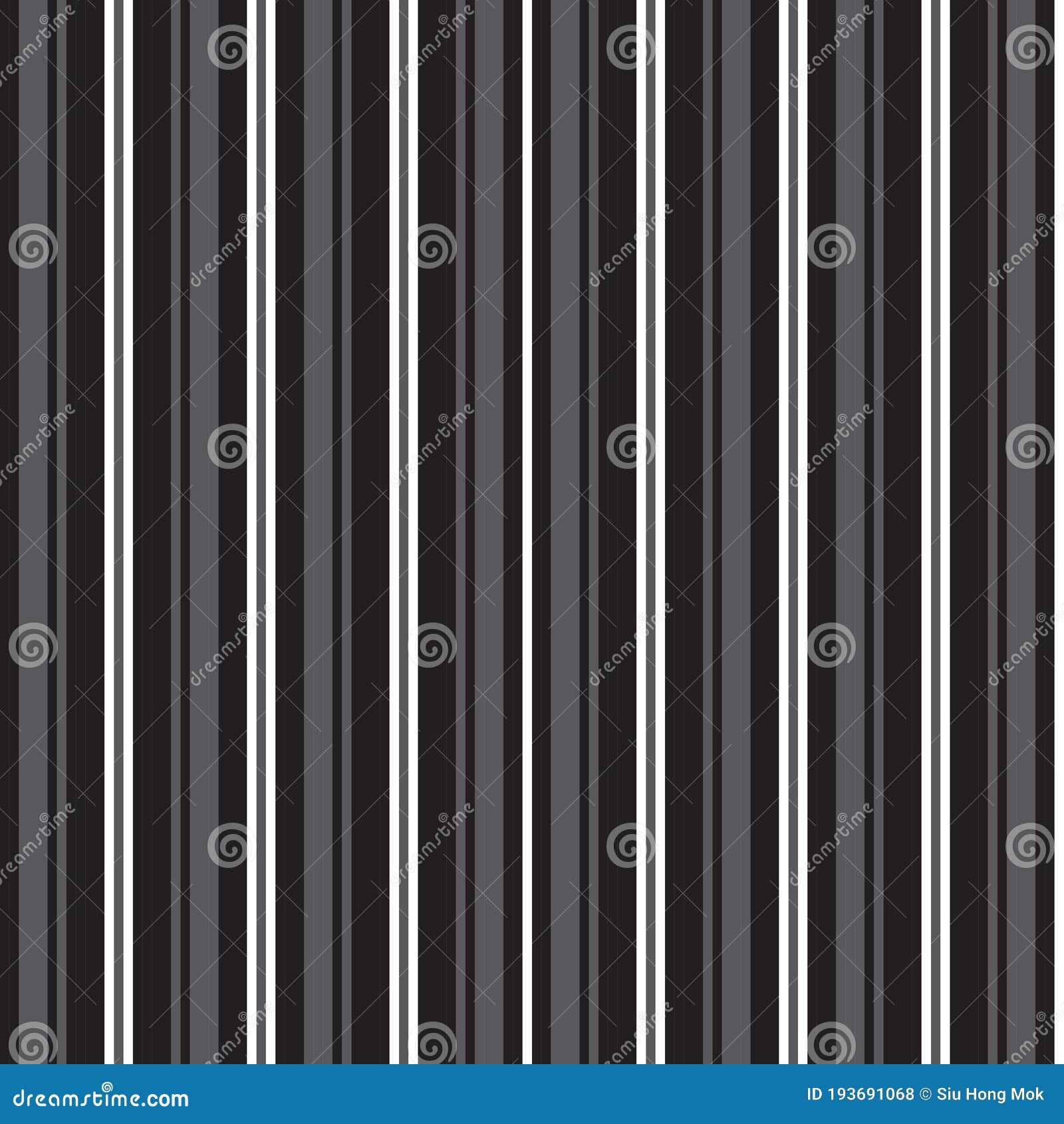 Black and White Stripe Seamless Pattern Background in Vertical Style ...