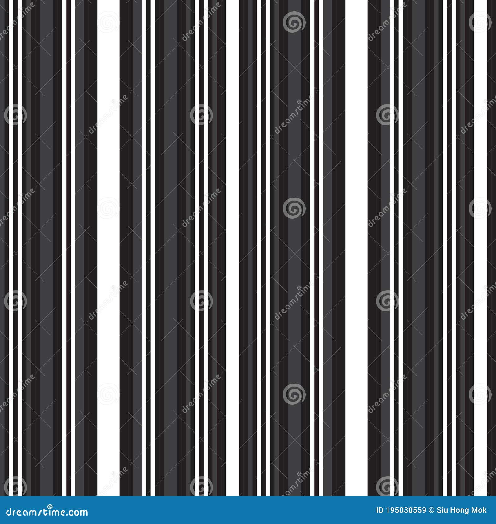 Black and White Stripe Seamless Pattern Background in Vertical Style ...
