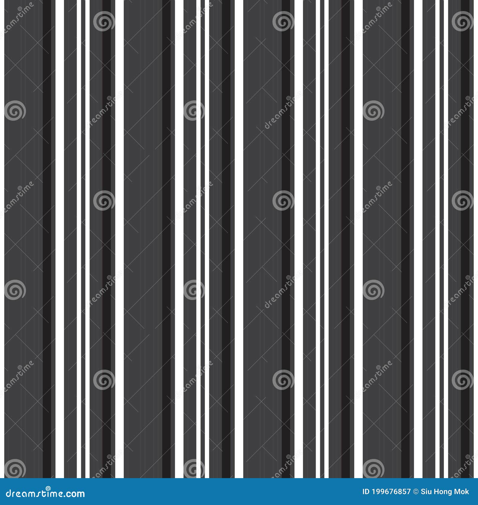 Black and White Stripe Seamless Pattern Background in Vertical Style ...