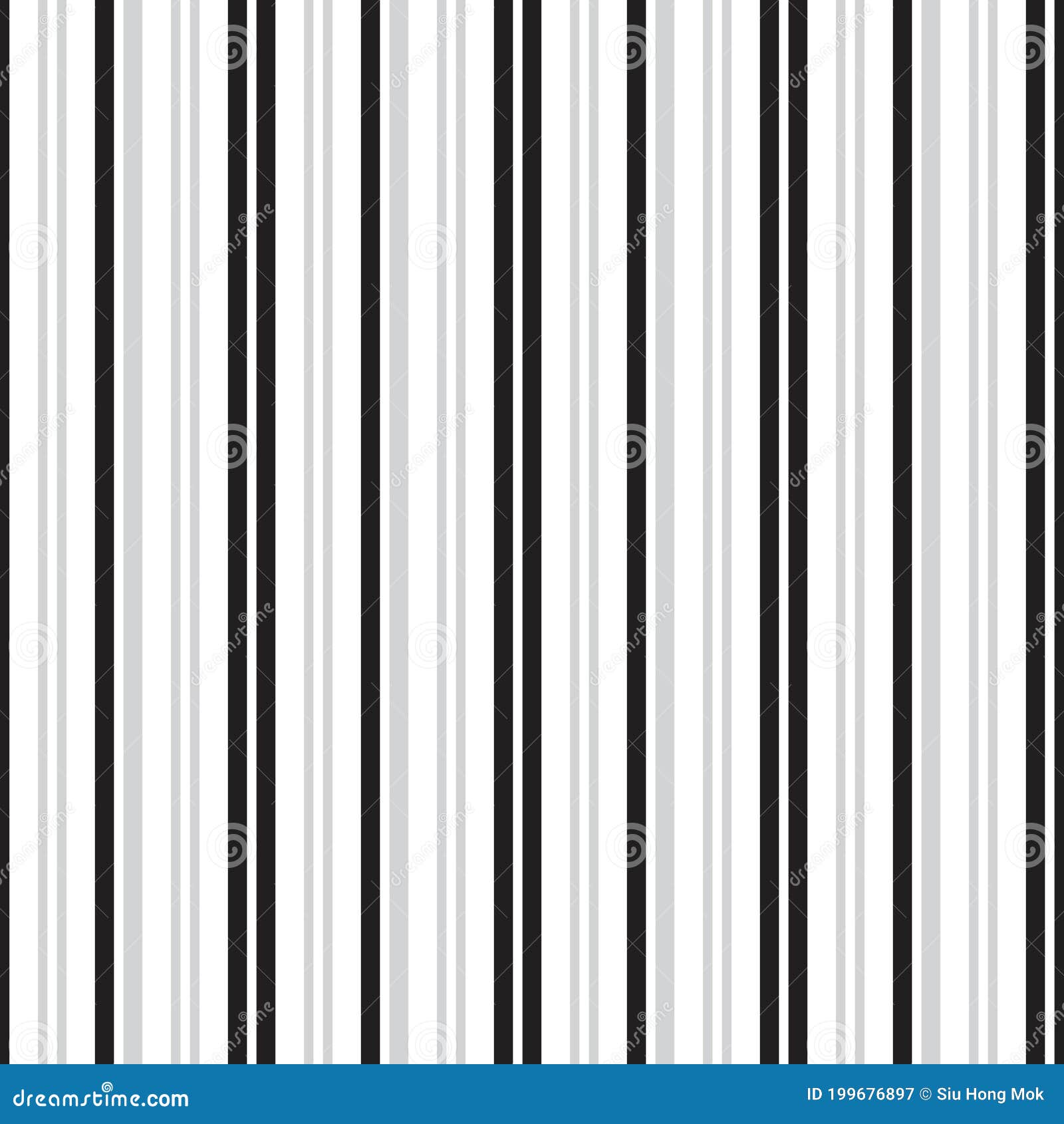 Black and White Stripe Seamless Pattern Background in Vertical Style ...