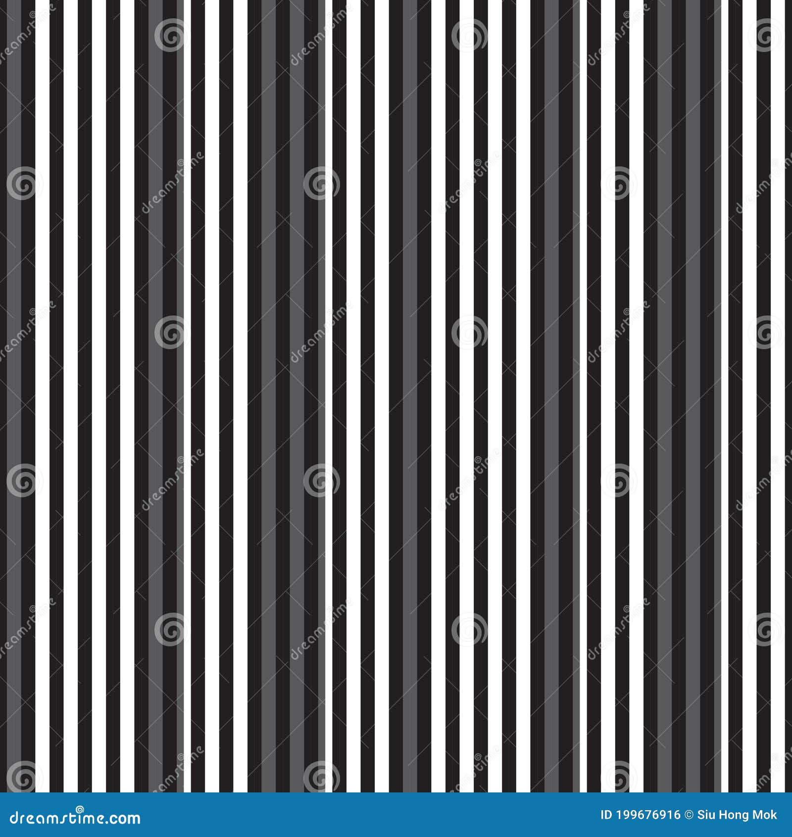 Black and White Stripe Seamless Pattern Background in Vertical Style ...