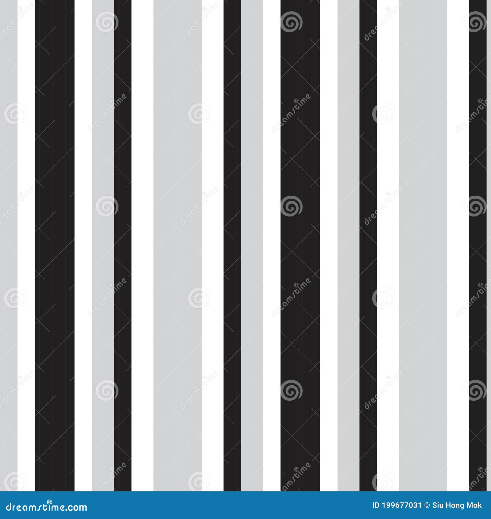 Black and White Stripe Seamless Pattern Background in Vertical Style ...