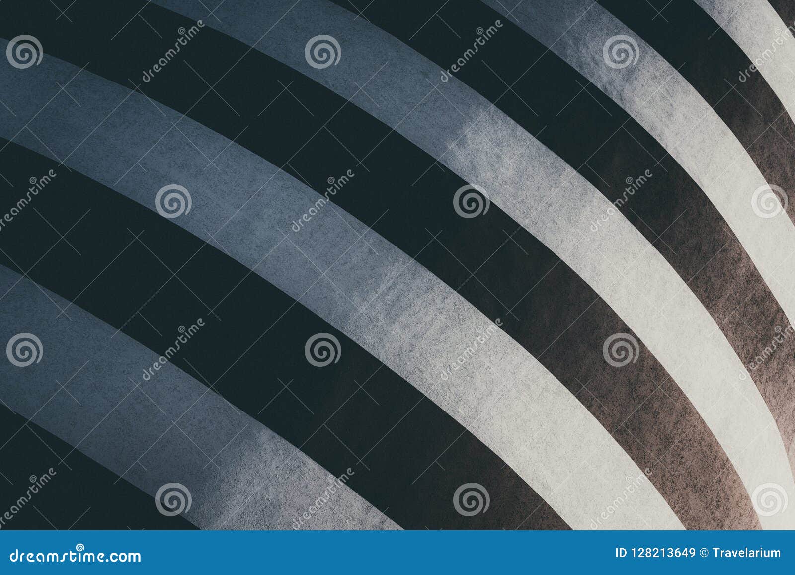 Black and White Striped Building Painting. Modern Wall Design Stock ...