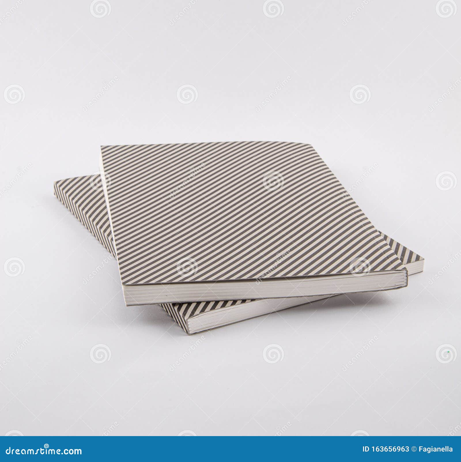 Black and White Striped Expensive Notebook Stock Image - Image of ...