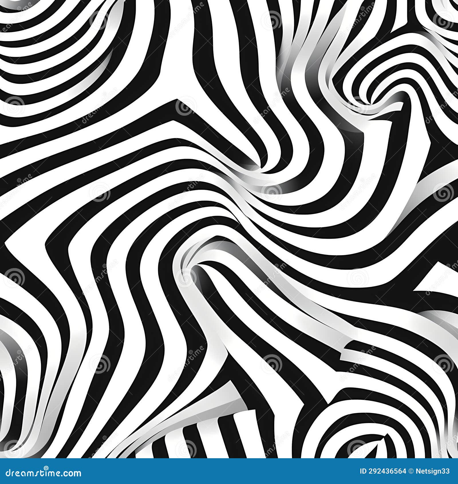 Black and White Striped Pattern Stock Illustration - Illustration of ...