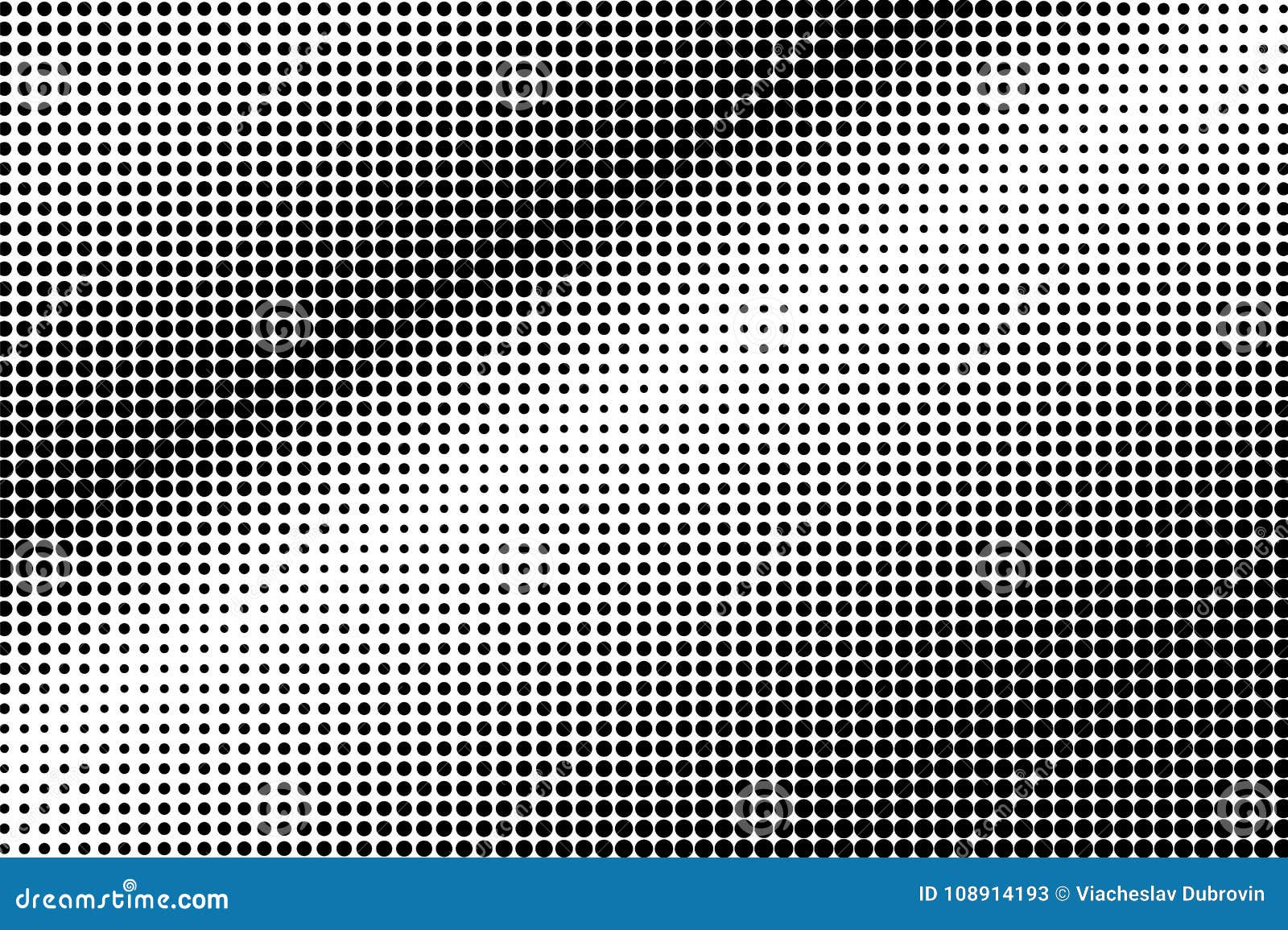 Black White Subtle Contrast Dotted Gradient. Half Tone Background Stock ...