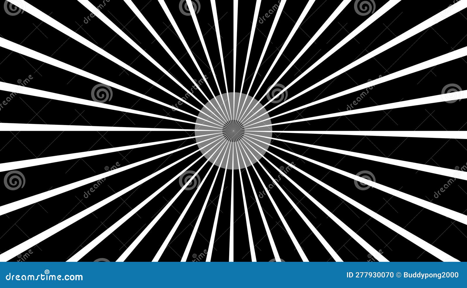 Black and White Sunburst Pattern. Stock Illustration - Illustration of ...