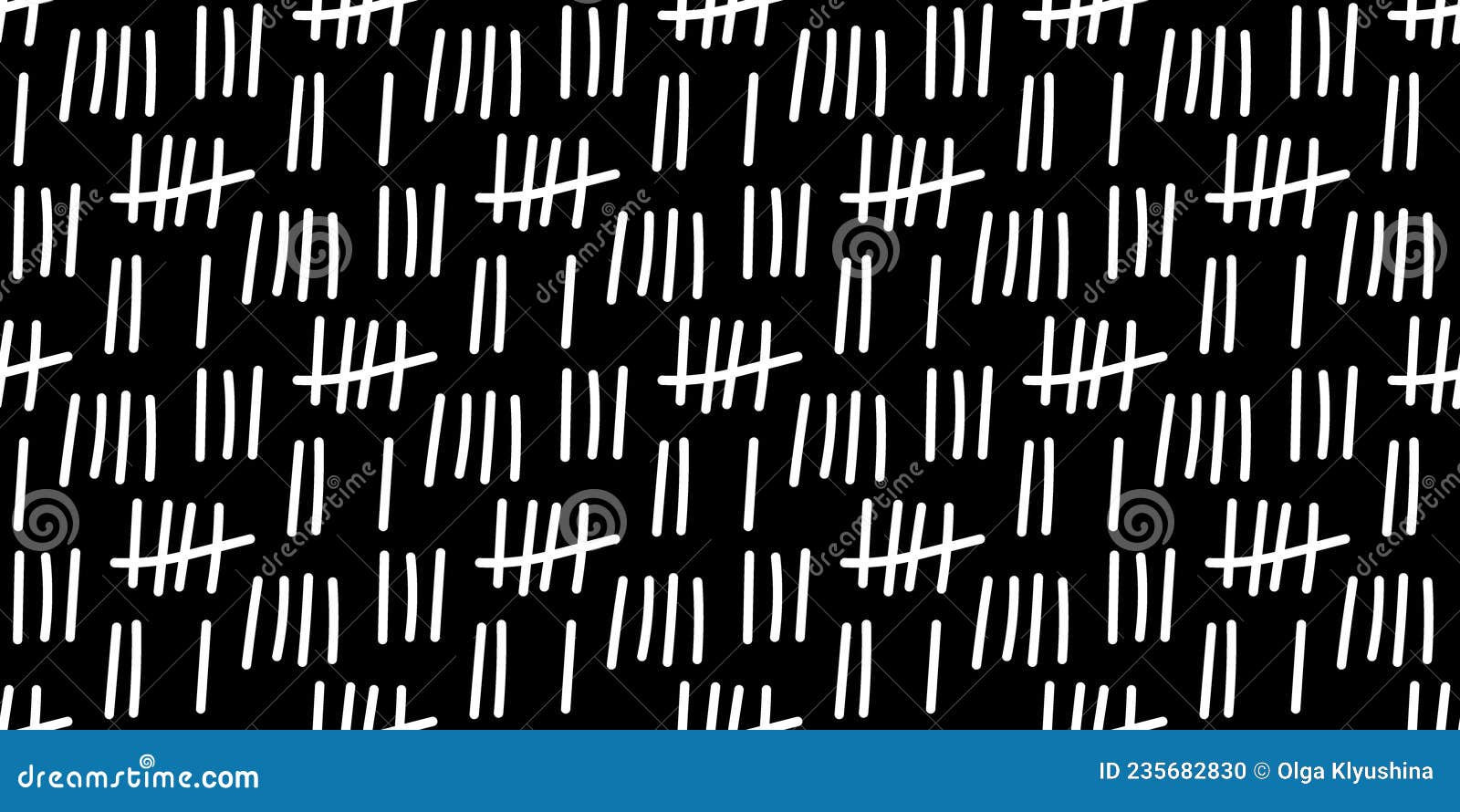 Black and White Tally Marks Hand Drawn Seamless Pattern Stock Vector ... Black and White Tally Marks Hand Drawn Seamless Pattern Stock Vector ...