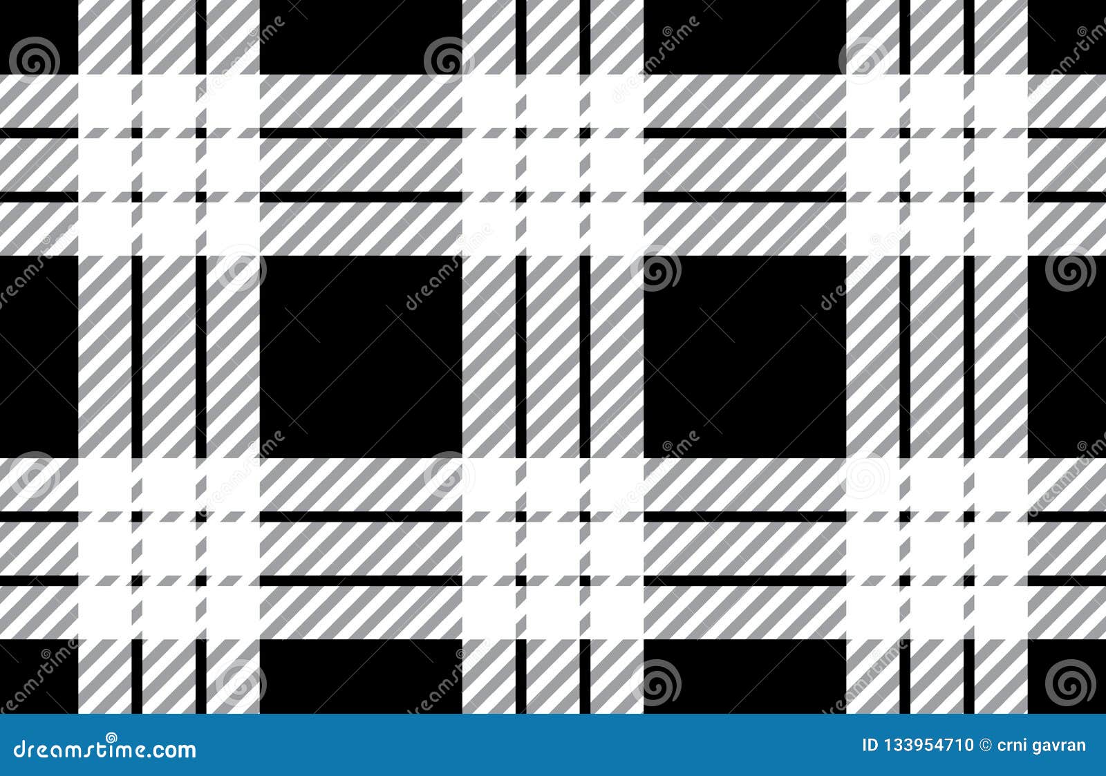 Black and White Tartan Plaid Pattern.Vector Illustration Stock ... Black and White Tartan Plaid Pattern.Vector Illustration Stock ...