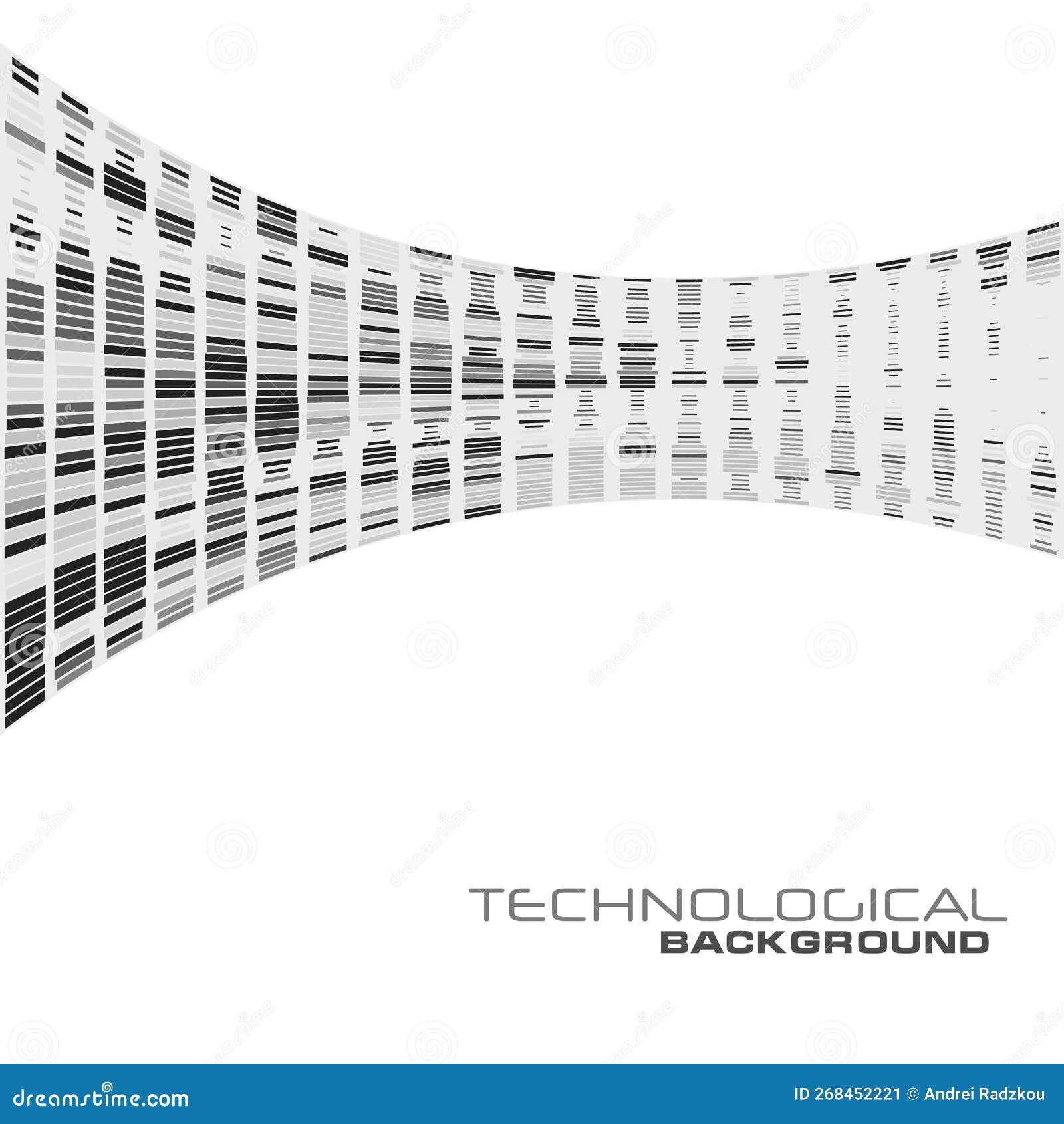Technologic Background With Representation Of Binary Code. Animation. Binary Digits 1 And 0 In ...