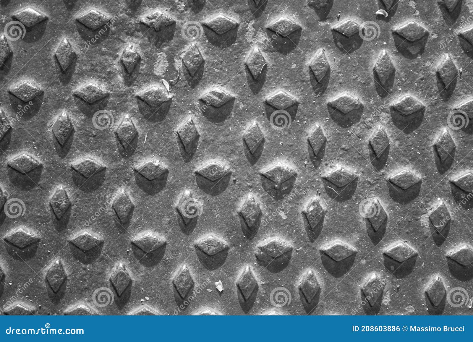 Black and White Texture of Metal Plate with Irregular Embossed Patterns ...