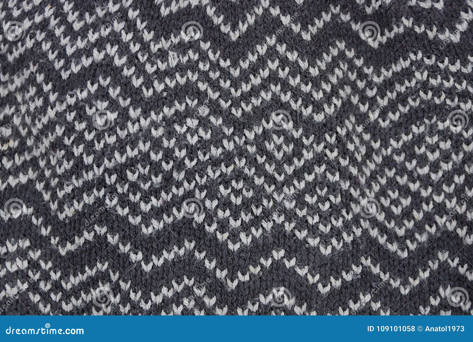 Black-and-white Texture of a Piece of Woolen Cloth Stock Photo - Image ...