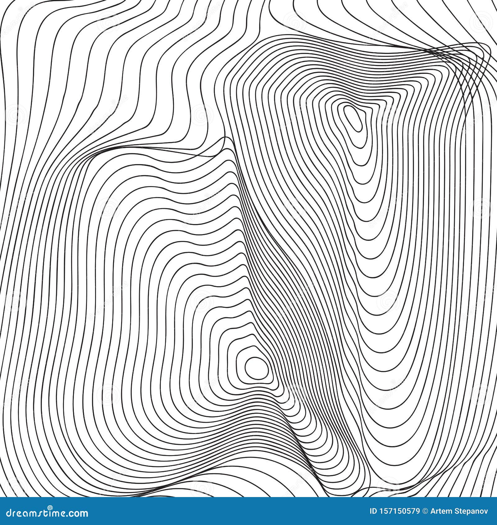 Black and White Thin Line Abstract Background Stock Vector ...